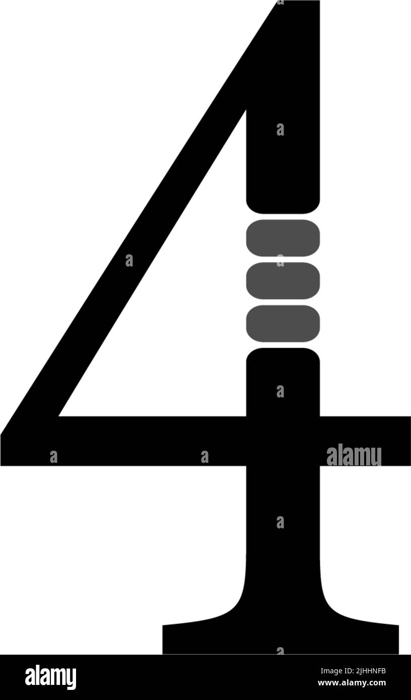 logo number illustration vector design Stock Vector Image & Art - Alamy