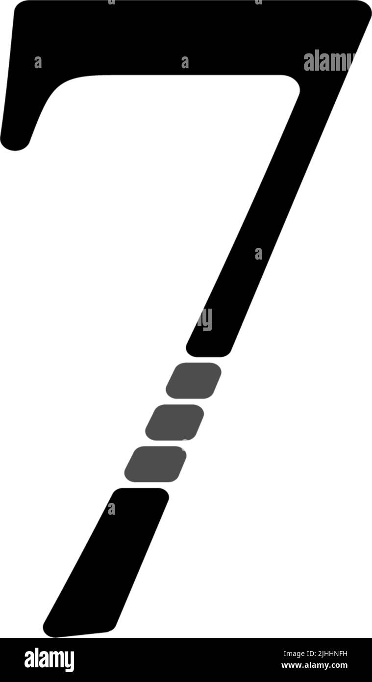 logo number illustration vector design Stock Vector Image & Art - Alamy