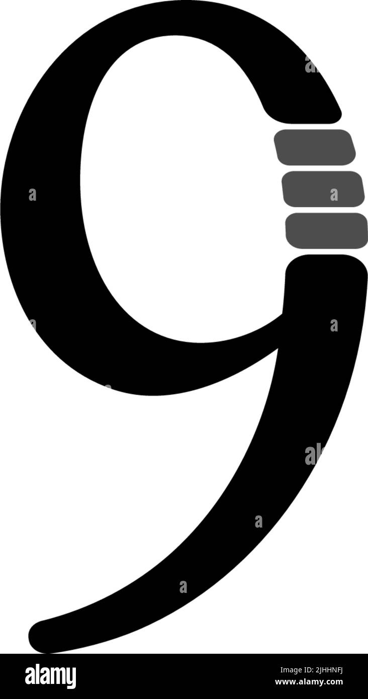 logo number illustration vector design Stock Vector Image & Art - Alamy