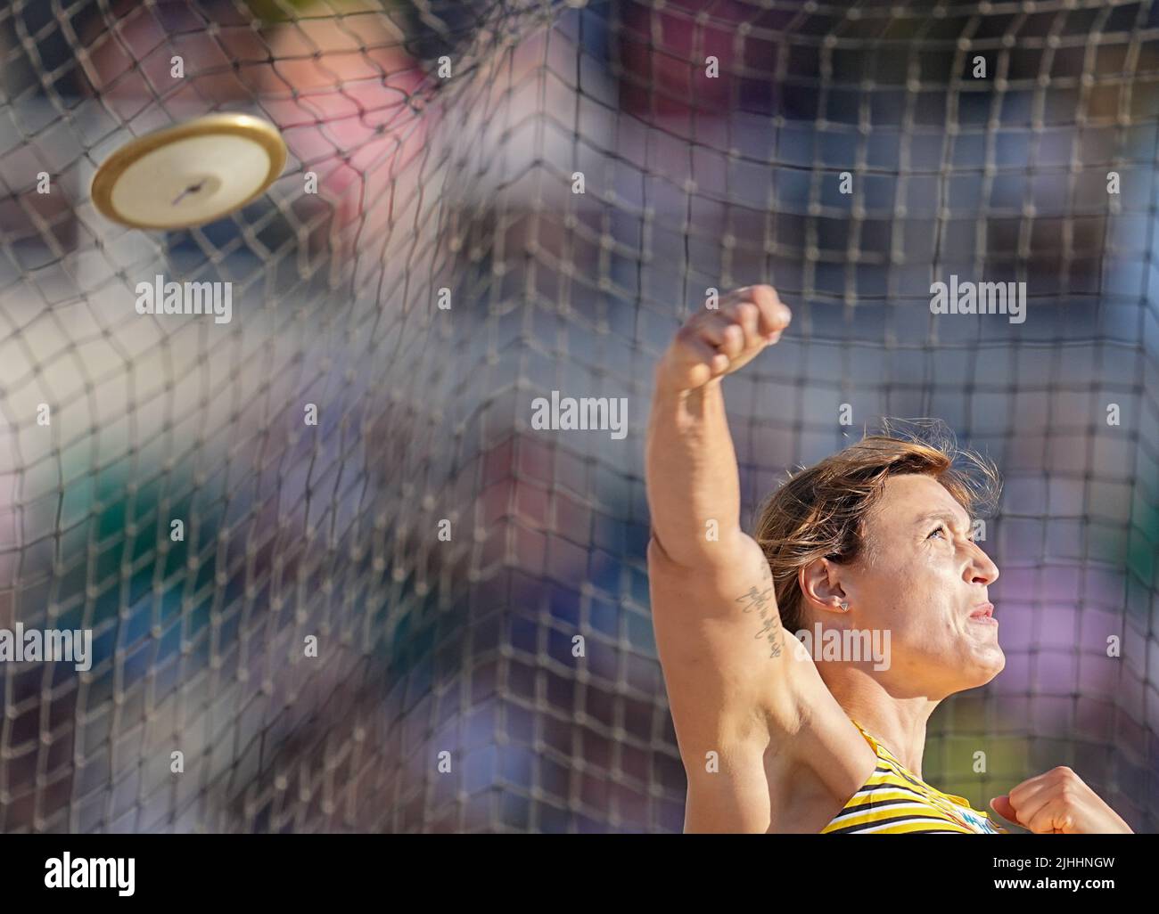 Eugene, USA. 18th July, 2022. Athletics: World Championships, Discus ...