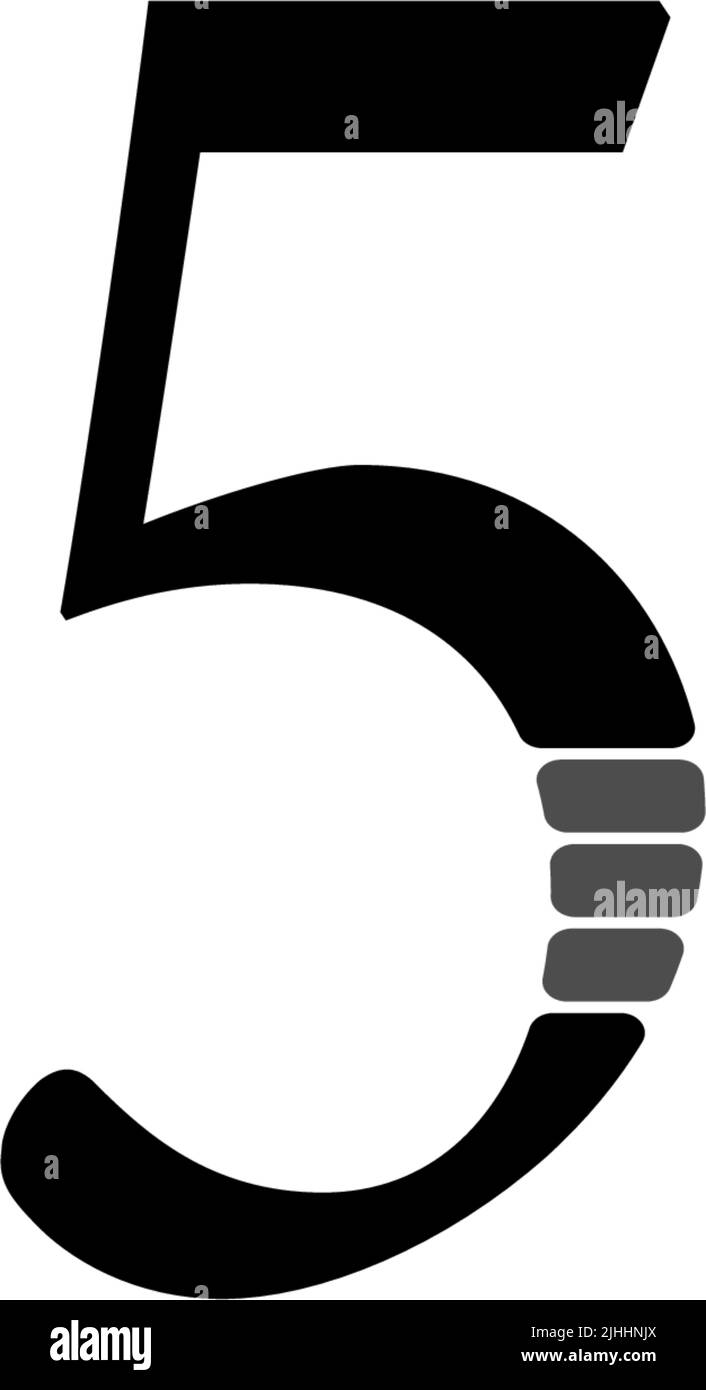 logo number illustration vector design Stock Vector Image & Art - Alamy