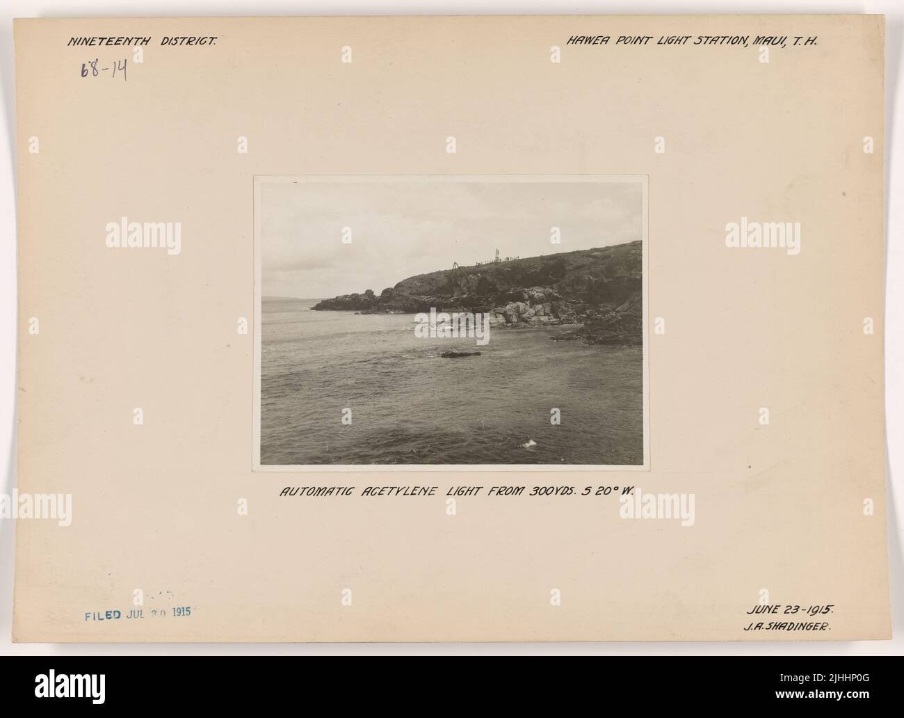 HI - Hawea Point. Hawae Point Light Station, Maui, Hawaii. Automatic ...