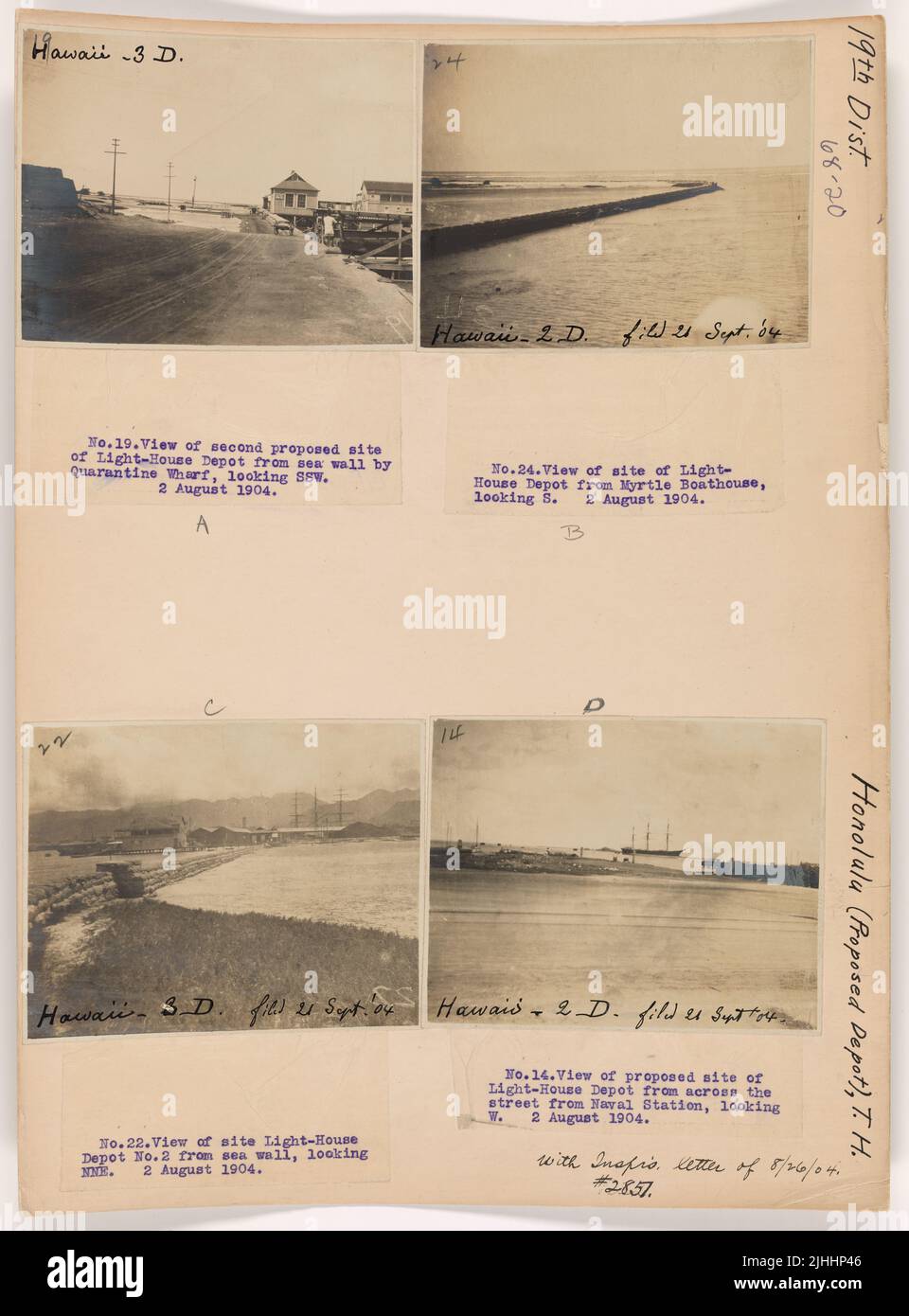 HI - Honolulu. Honolulu (Proposed Depot), Oahu, Hawaii. View of site ...