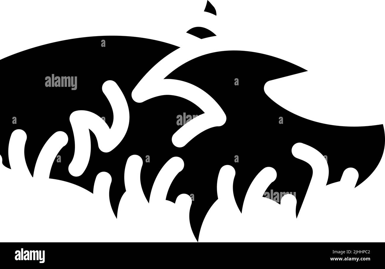 fire wing glyph icon vector illustration Stock Vector Image & Art - Alamy