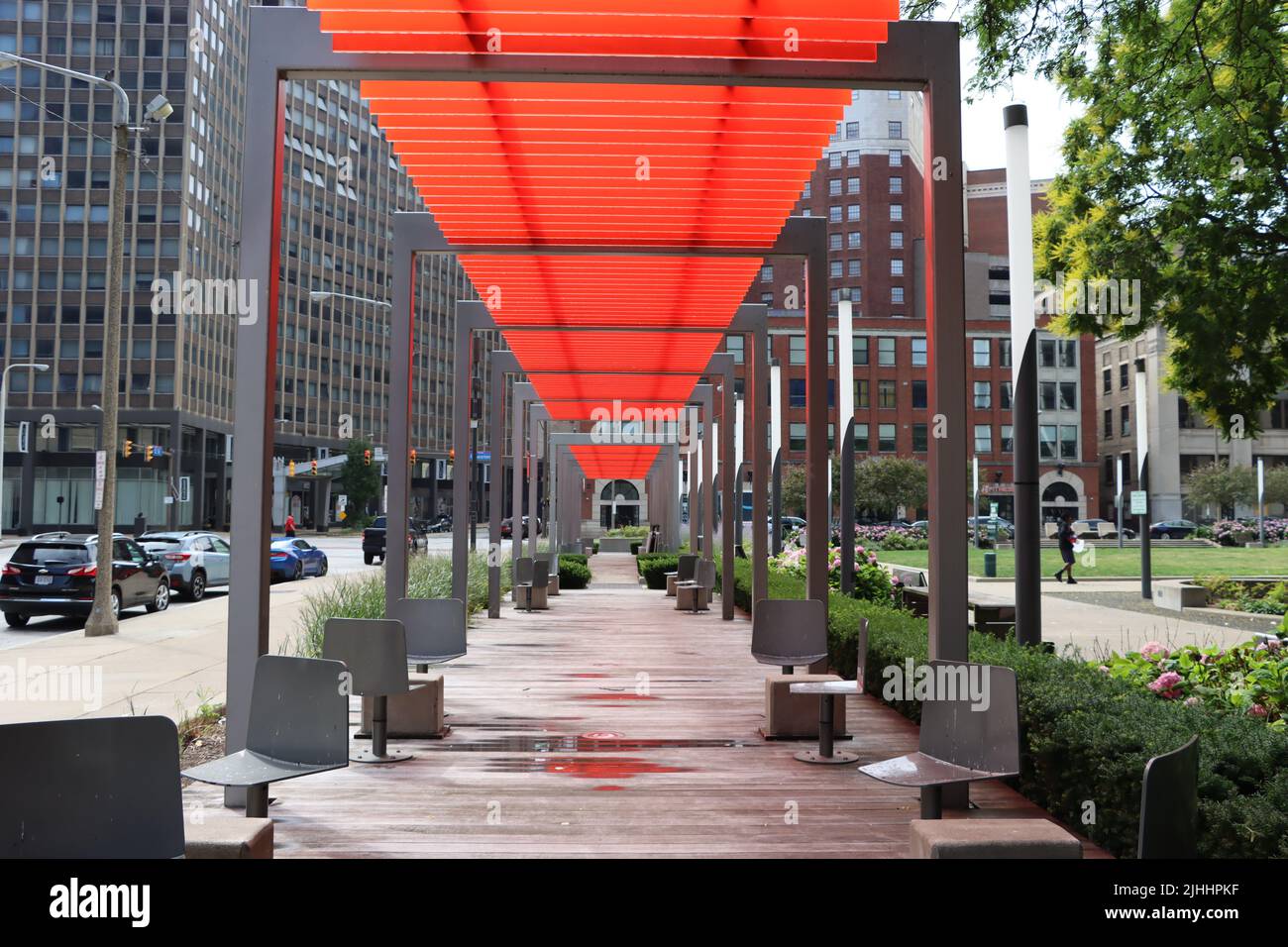 Perk Plaza Park in Cleveland, Ohio, June 2022 Stock Photo - Alamy