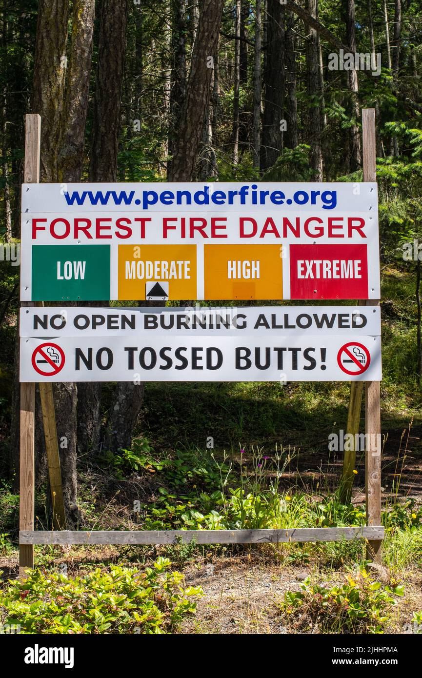 British columbia forest fire hi-res stock photography and images - Alamy