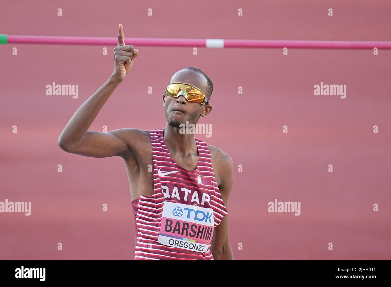 Eugene, USA. 18th July, 2022. Athletics: World Championship, high jump ...
