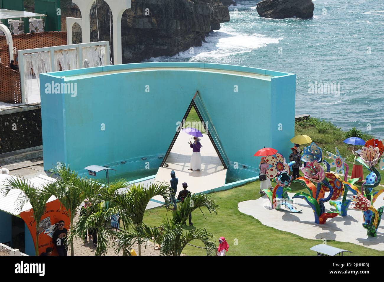 The atmosphere of Heha Ocean View. Heha Ocean View is a new tourism ...