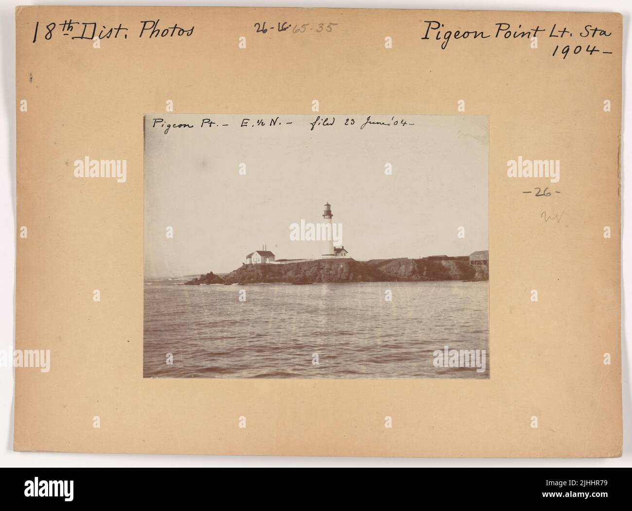 CA - Pigeon Point. Pigeon Point Light Station, California. E 1/2 N ...