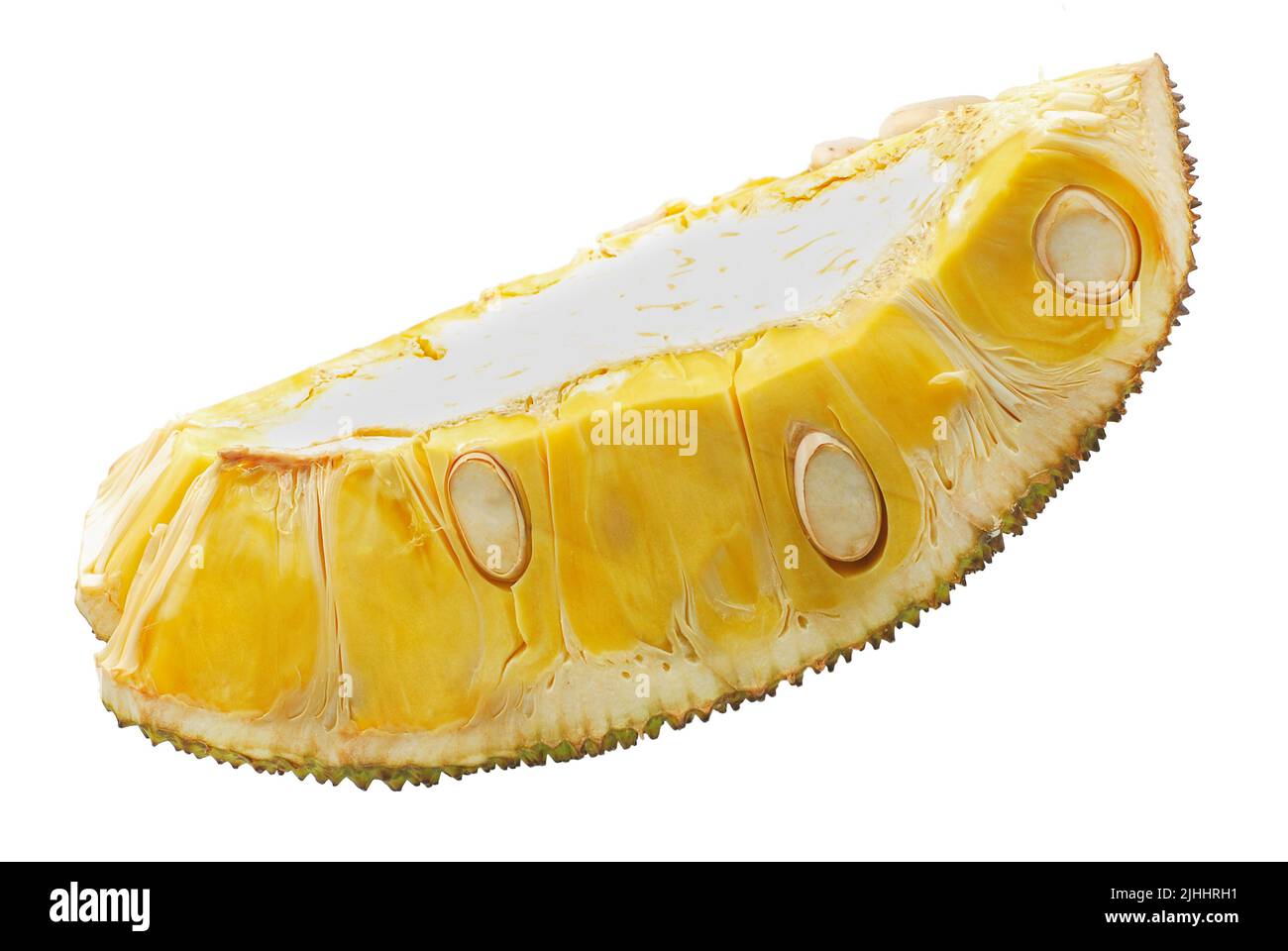 Single object of Jackfruit isolated on white background Stock Photo - Alamy