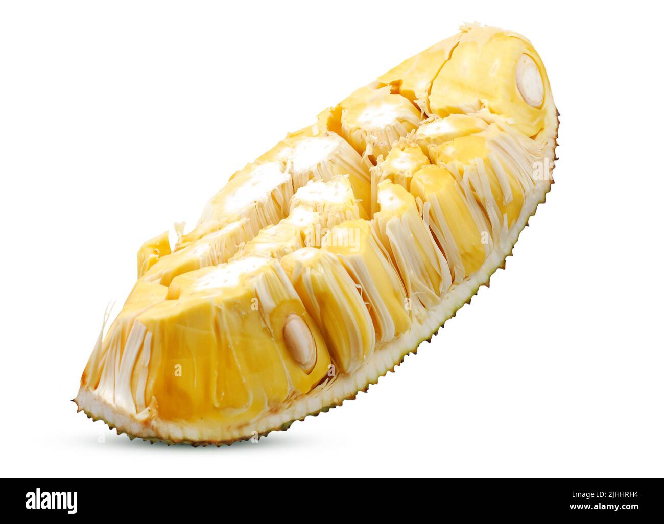 Single object of Jackfruit isolated on white background Stock Photo - Alamy