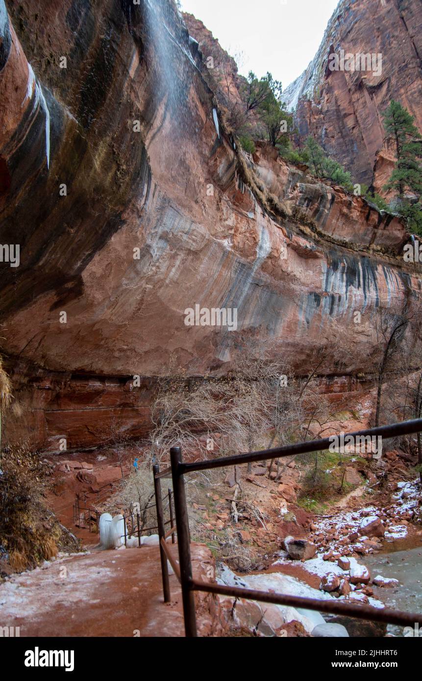 Zion National Park in Utah is filled with awe-inspired scenery Stock ...