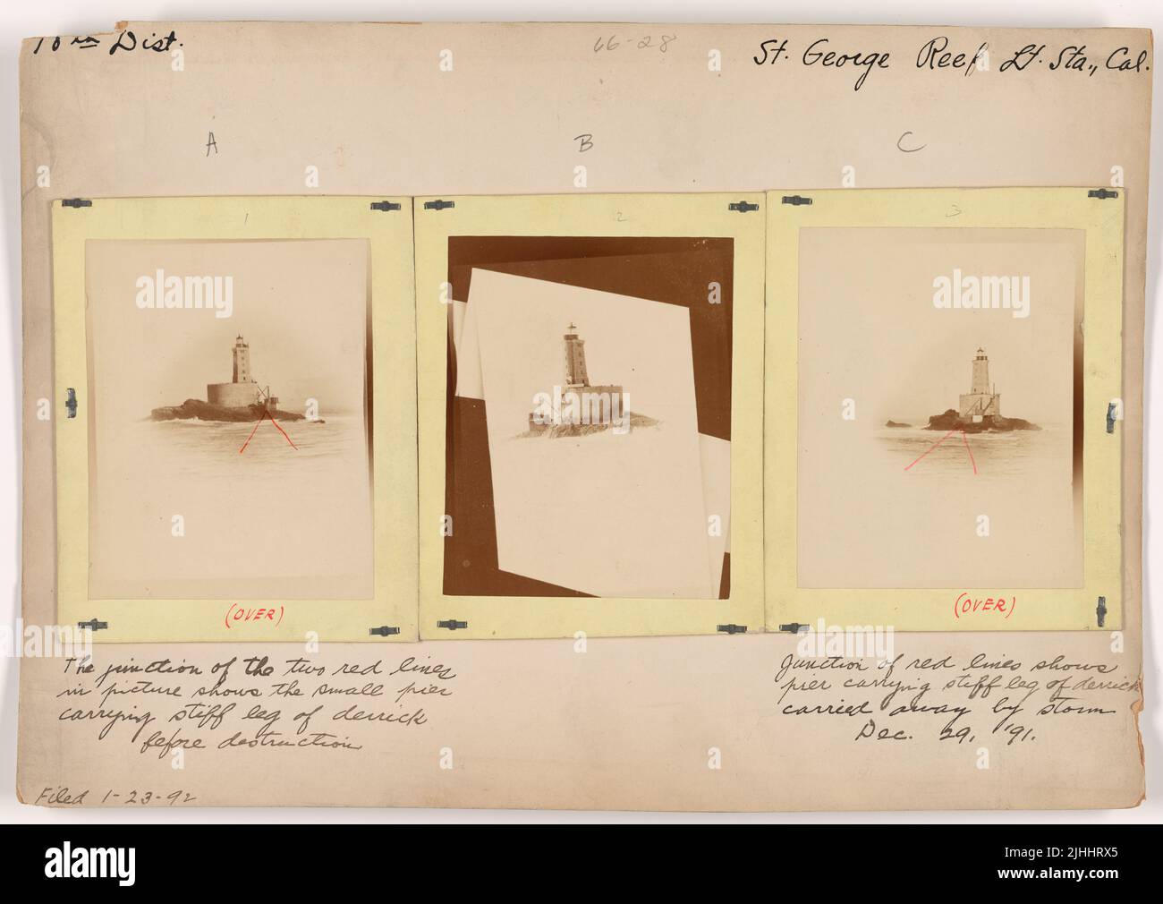 CA - St. George Reef. St. George Reef Light Station, California. The ...