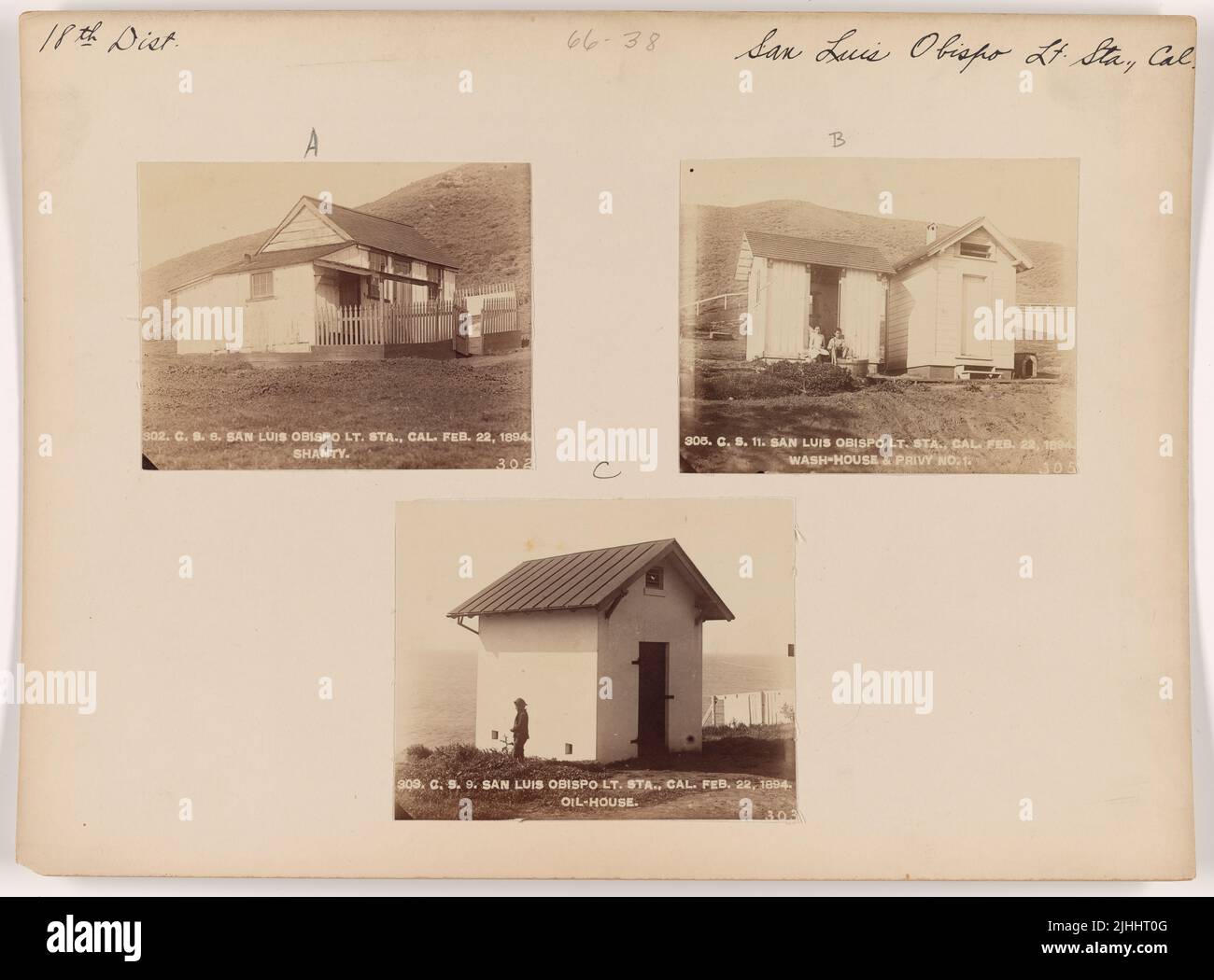 CA - San Luis Obispo. San Luis Obispo Light Station, California. Wash ...