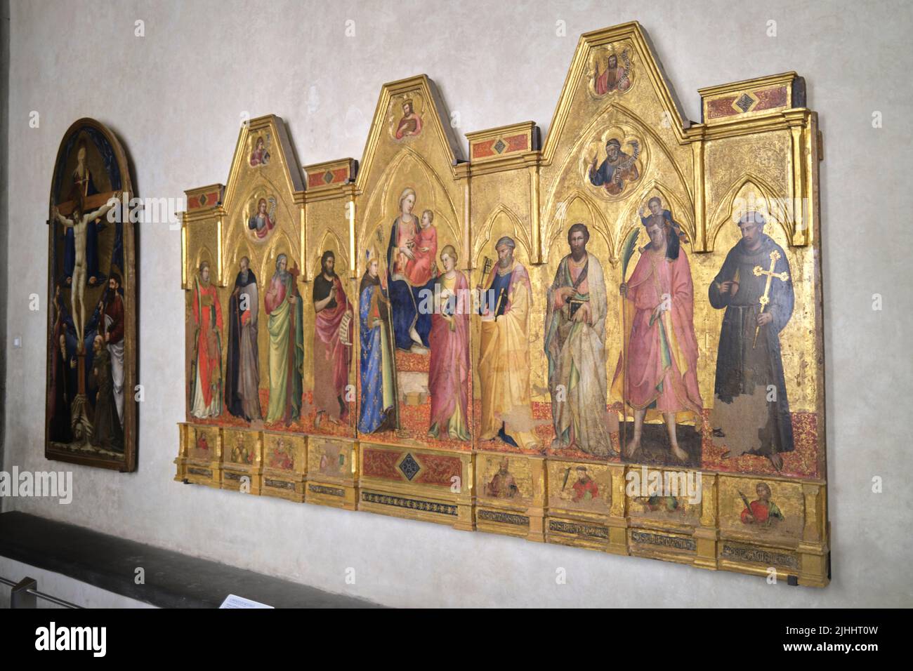 Madonna with Child and Saints Basilica Di Santa Croce Florence Italy ...