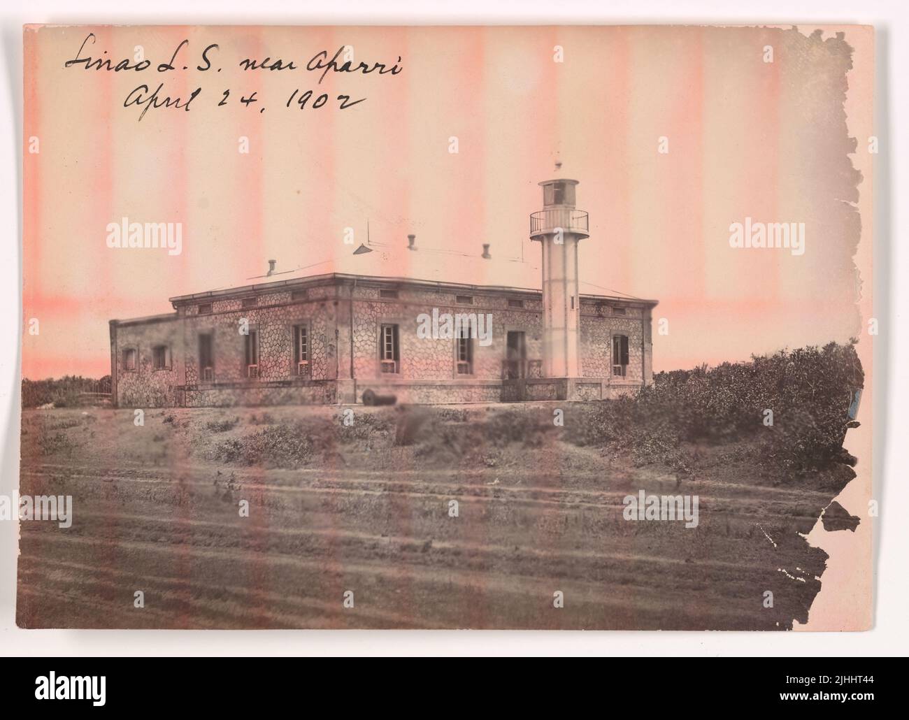 Misc - Linao. Linao Point Light Station, Philippines. Near Aparri Stock ...