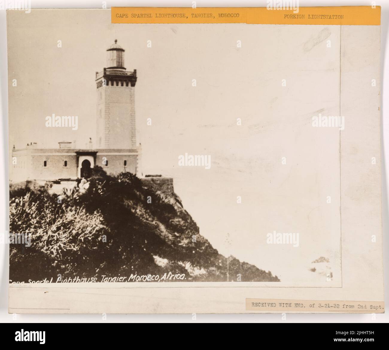 Misc - Cape Spartel. Cape Spartel Lighthouse, Tangier, Morocco Stock ...