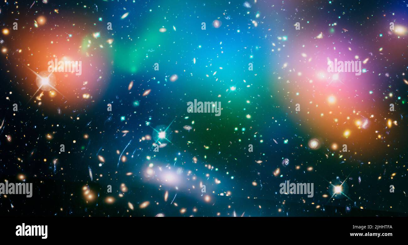 Deep space. Stars and far galaxies. Wallpaper background. Sci-fi space ...