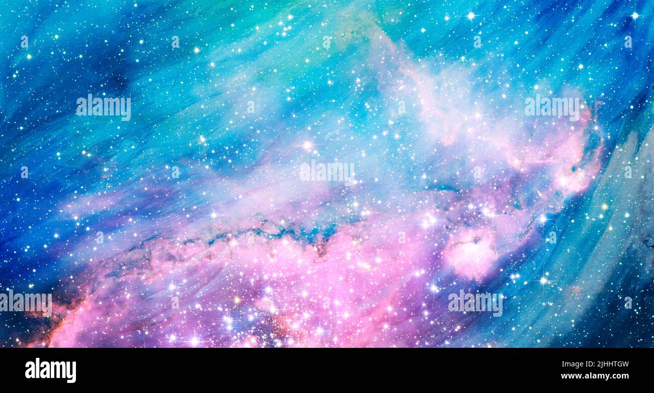 Deep space. Stars and far galaxies. Wallpaper background. Sci-fi space ...