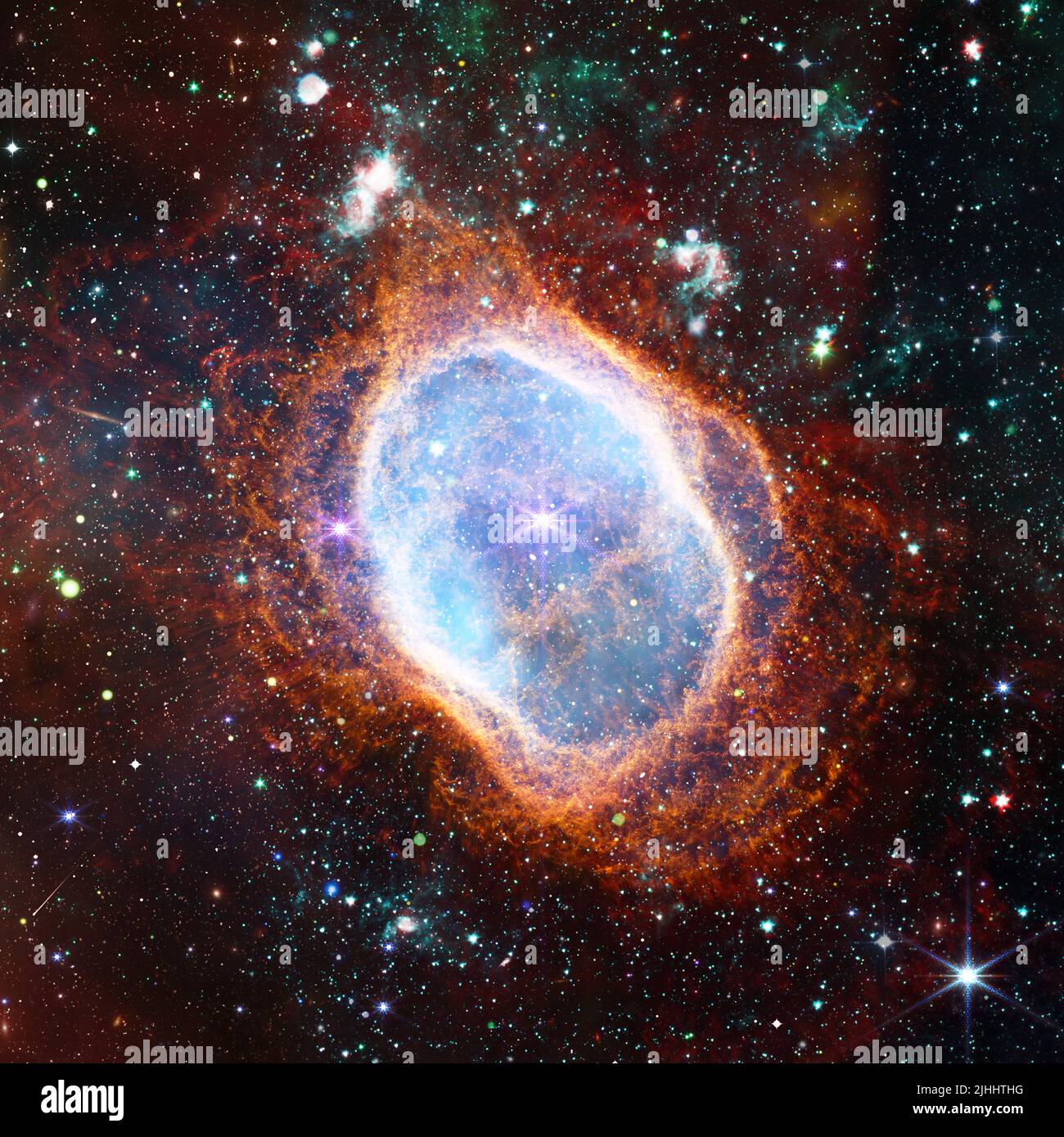 Galaxy and light. Planets, stars and galaxies in outer space showing ...