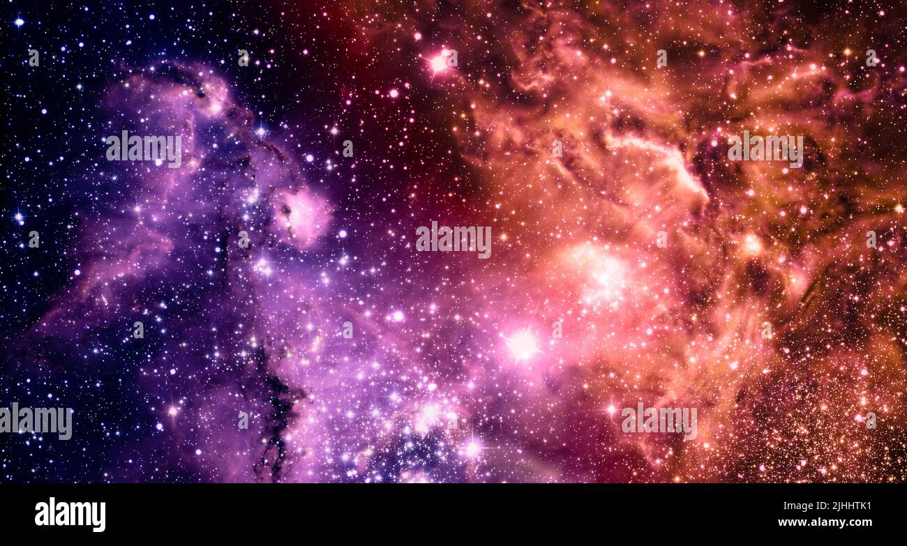 Mystical beautiful space. Unforgettable diverse space background ...