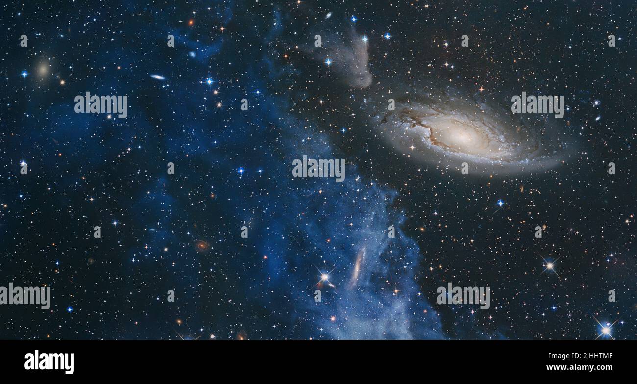 Mystical beautiful space. Unforgettable diverse space background ...