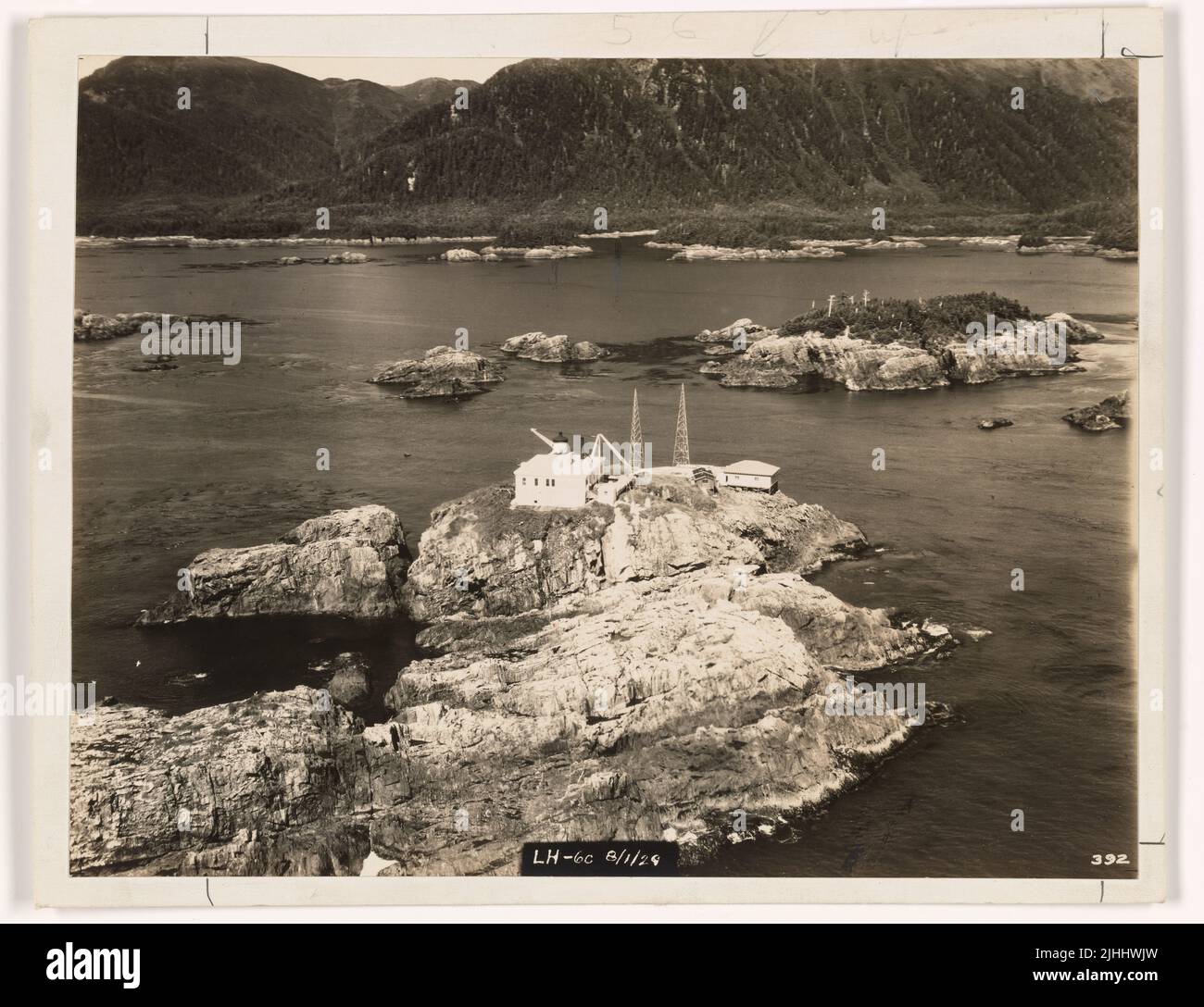 Misc - Cape Spencer. Cape Spencer, Alaska. A remote radio beacon ...