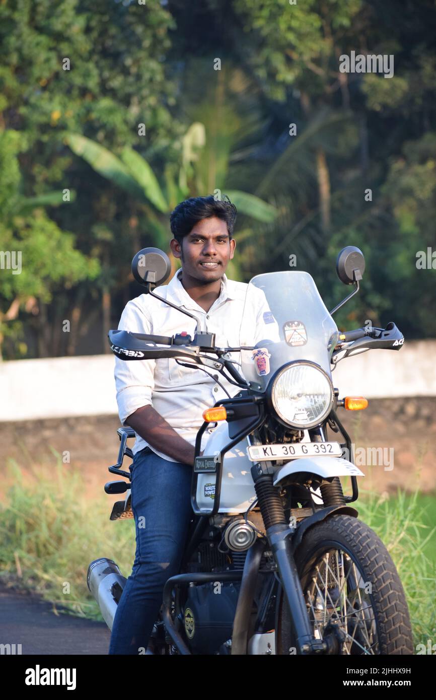 Man motorbike freedom hi-res stock photography and images - Alamy