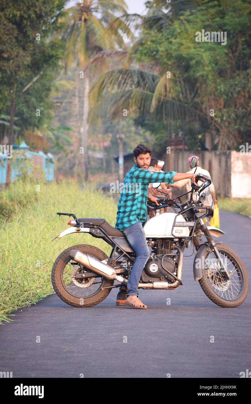 Asian and indian biker hi-res stock photography and images - Alamy