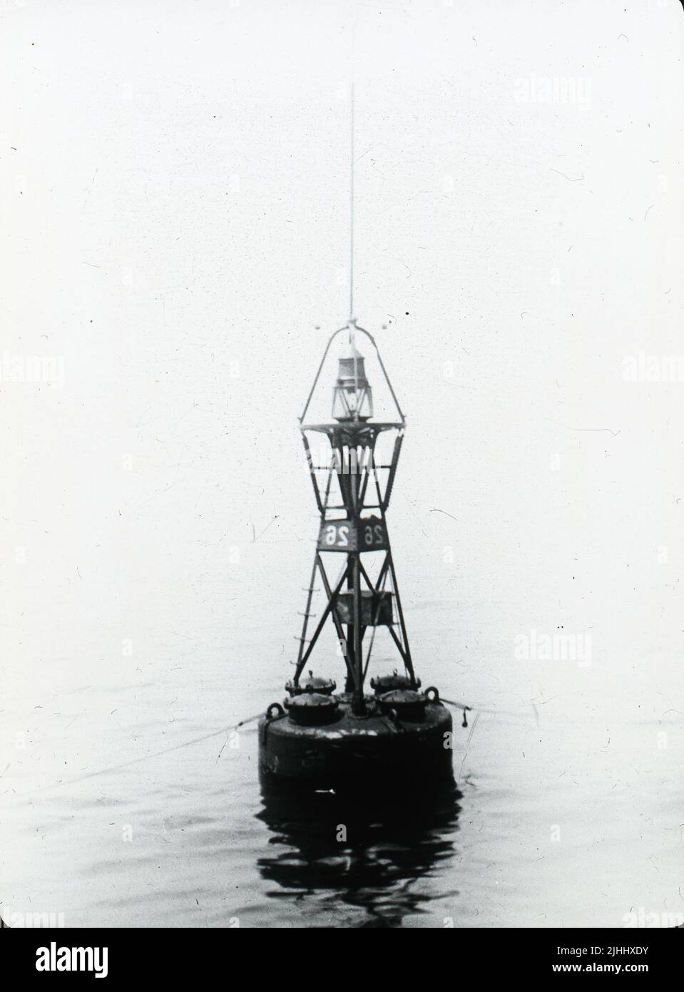 Buoys with Radio Beacon Stock Photo - Alamy