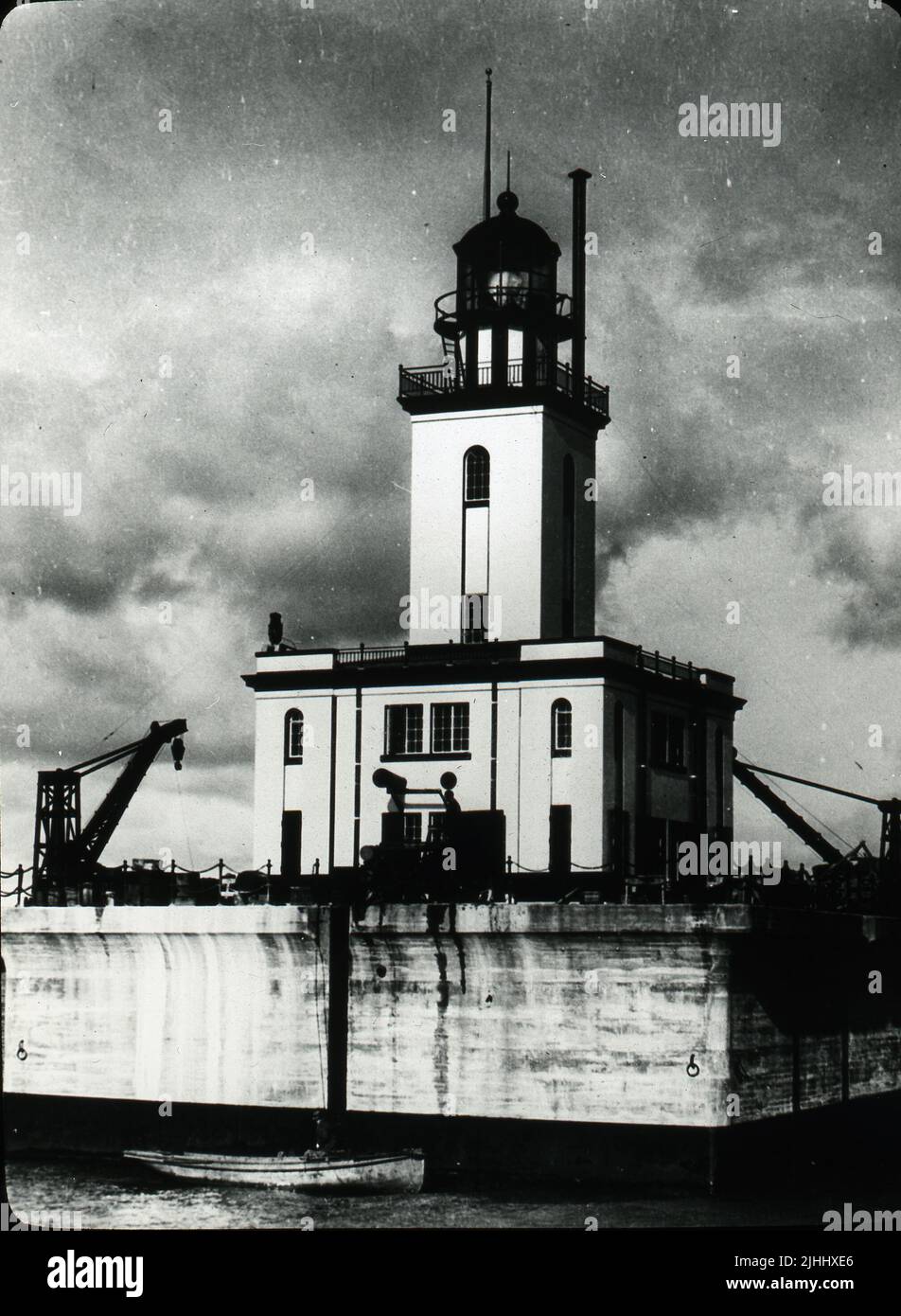 Detour Reef Lighthouse, Lake Huron, MI Stock Photo - Alamy
