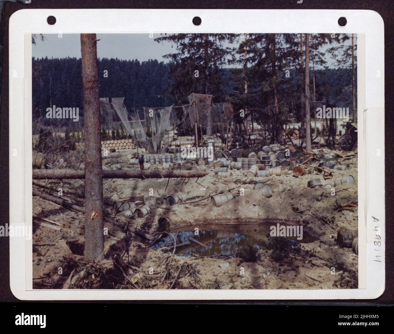 Very Little Remains Of The Luftwaffe Oil Storage Depot At Bad Berka ...