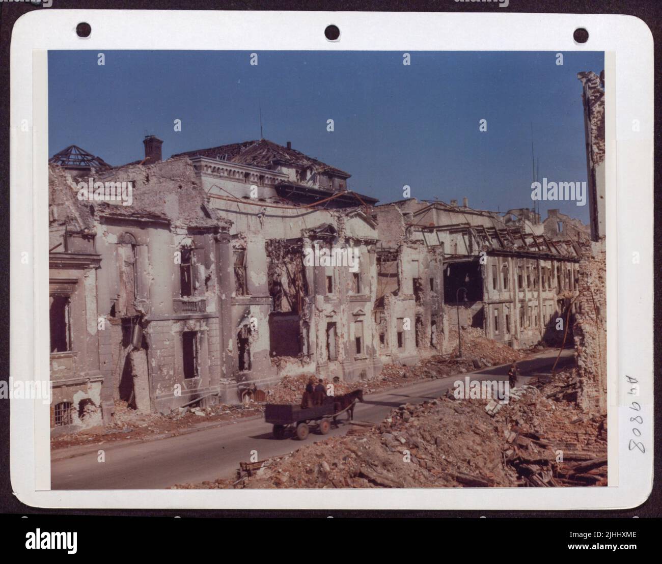Berlin, The Nerve Center Of The Reich. After Bombings By The U.S. 8Th ...