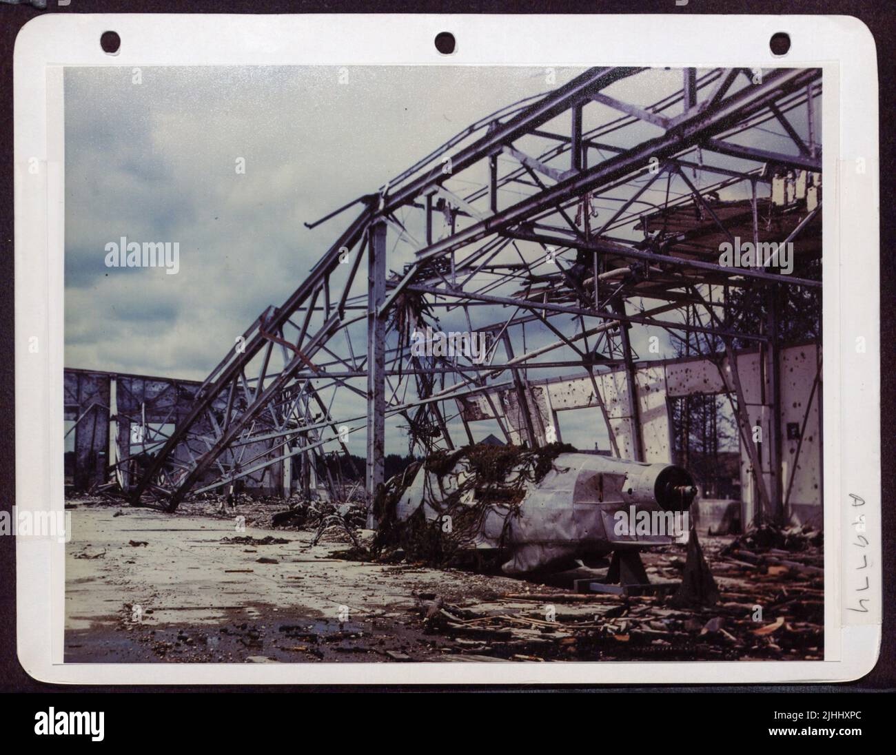 A Demolished Hanger At The Dornier Plant At Oberpfaffenhofen, Southwest ...