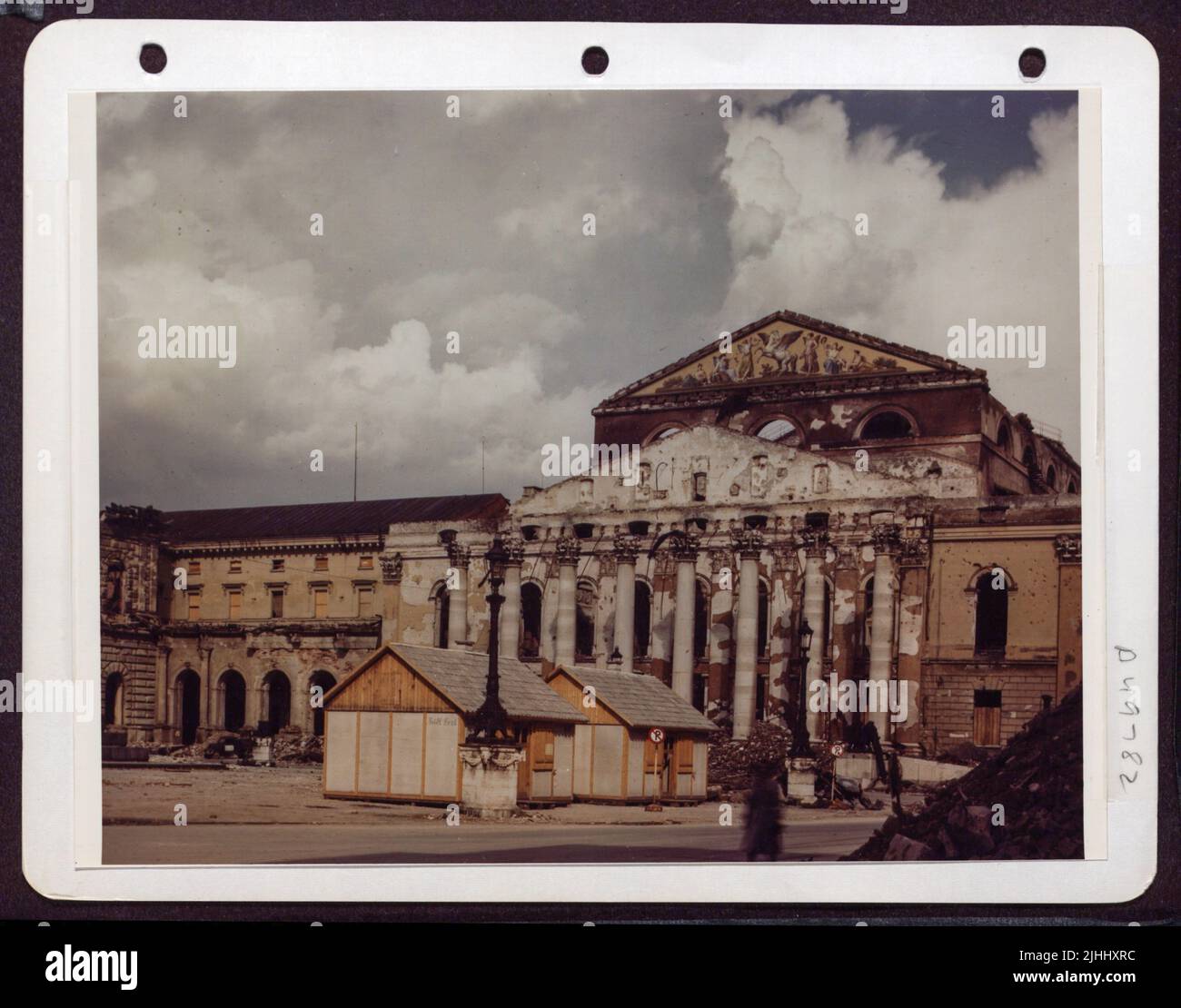 Munich, Birthplace Of The Nazi Party. To The Right In The Background Is ...