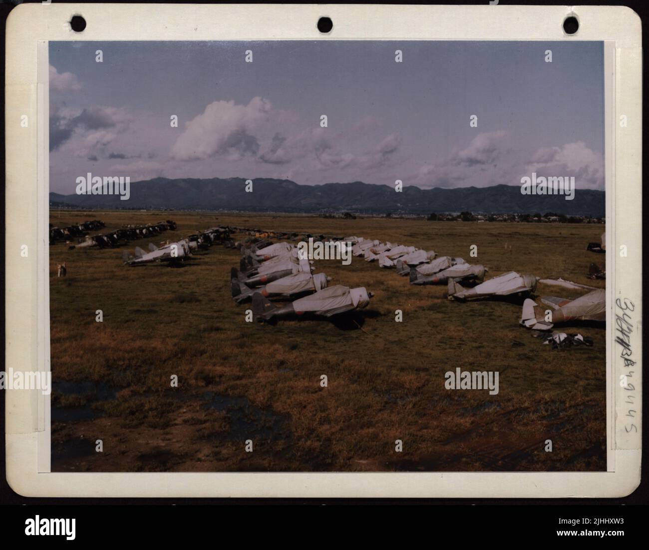 Line Up Of Japanese Aircraft At An Airport Near Kyoto, Japan. September ...