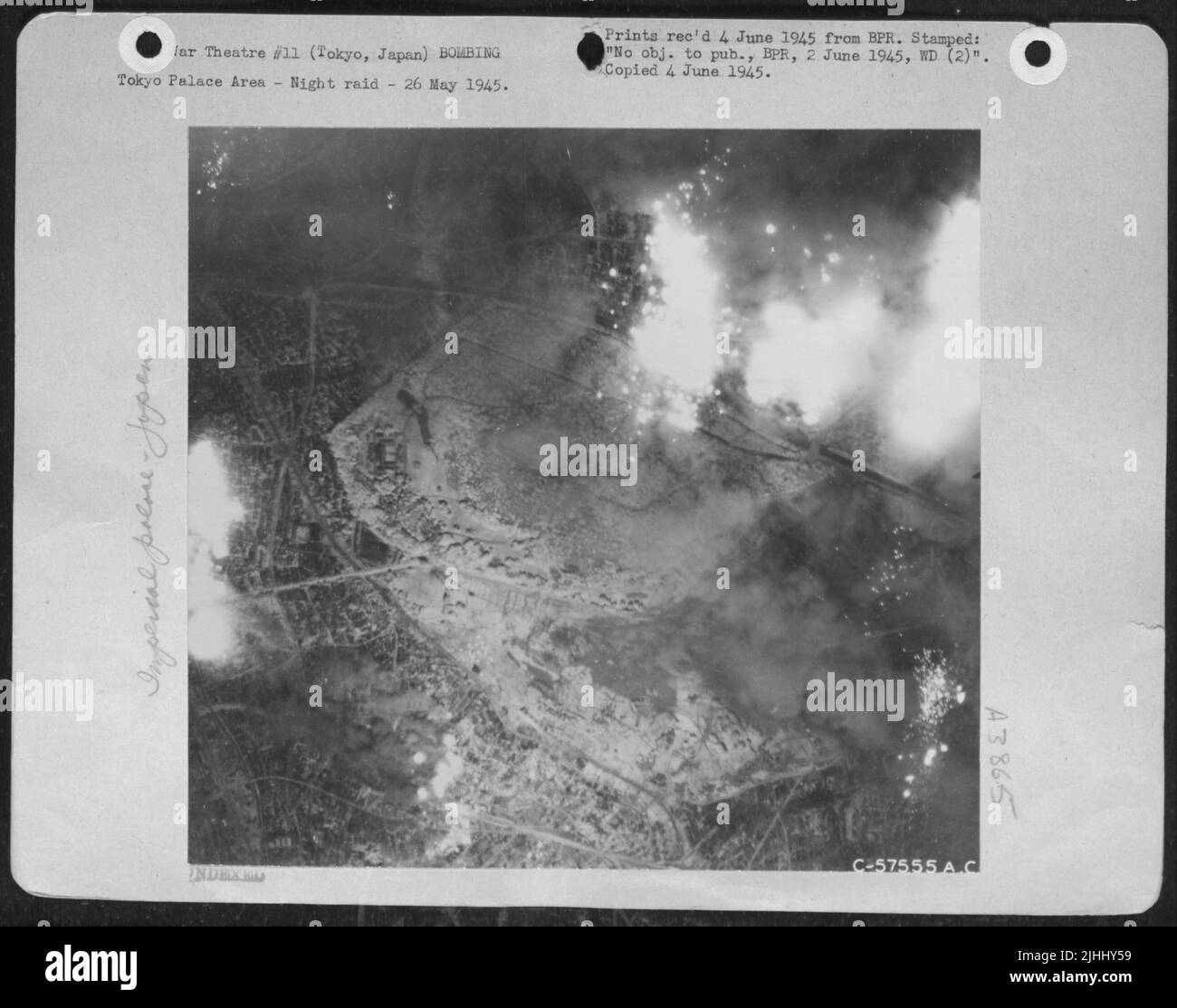 Night bombing raid wwii Black and White Stock Photos & Images - Alamy