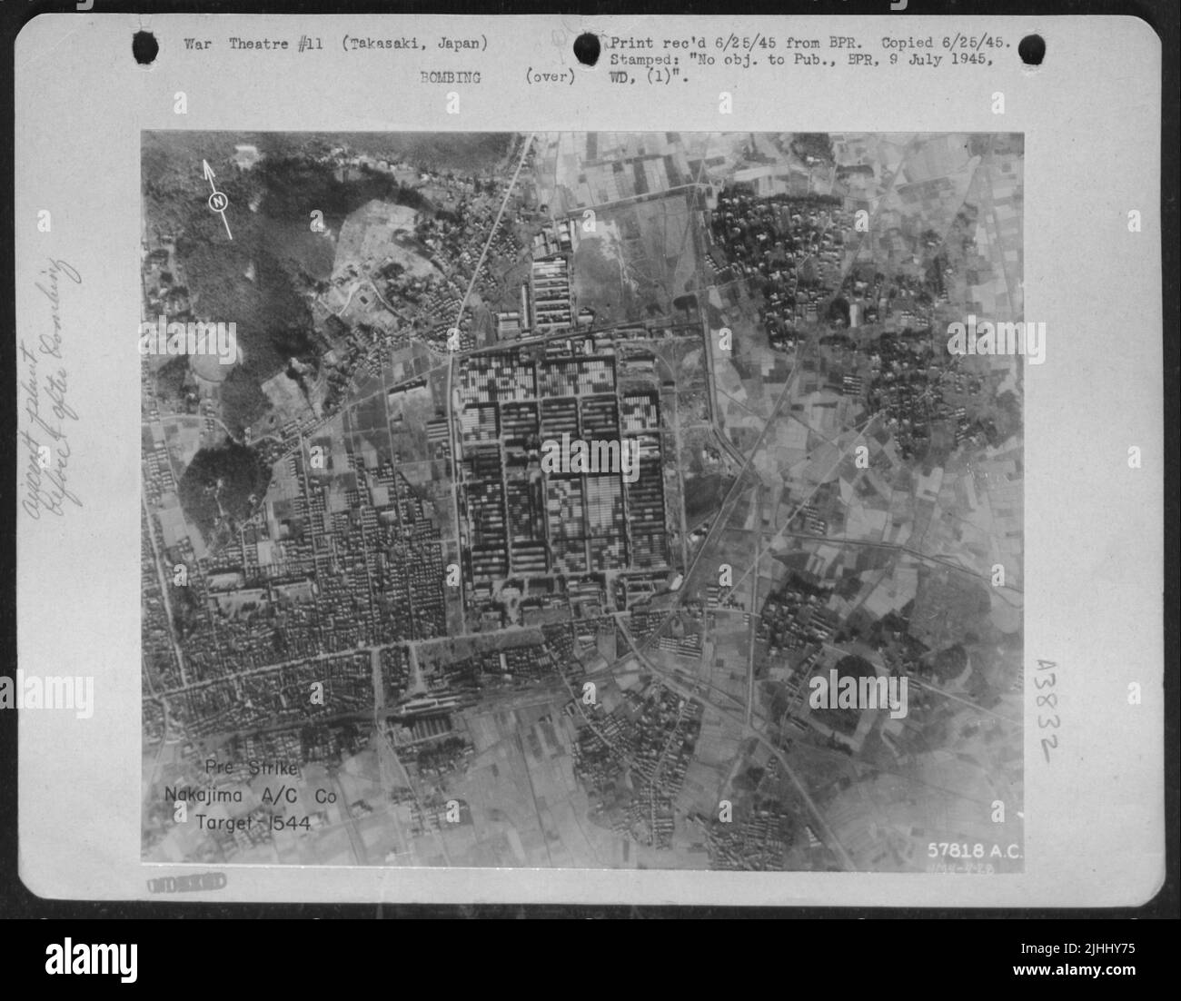 Before -- Pre-Strike Photo Of The Nakajima Aircraft Company, New Ota ...