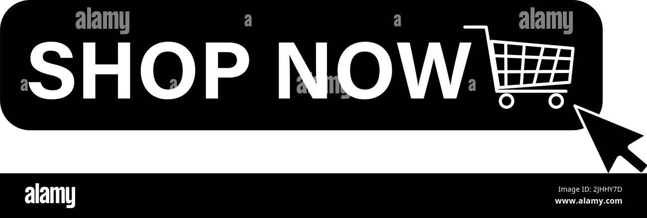 shop now button with shopping cart. online shopping sign. shop now ...