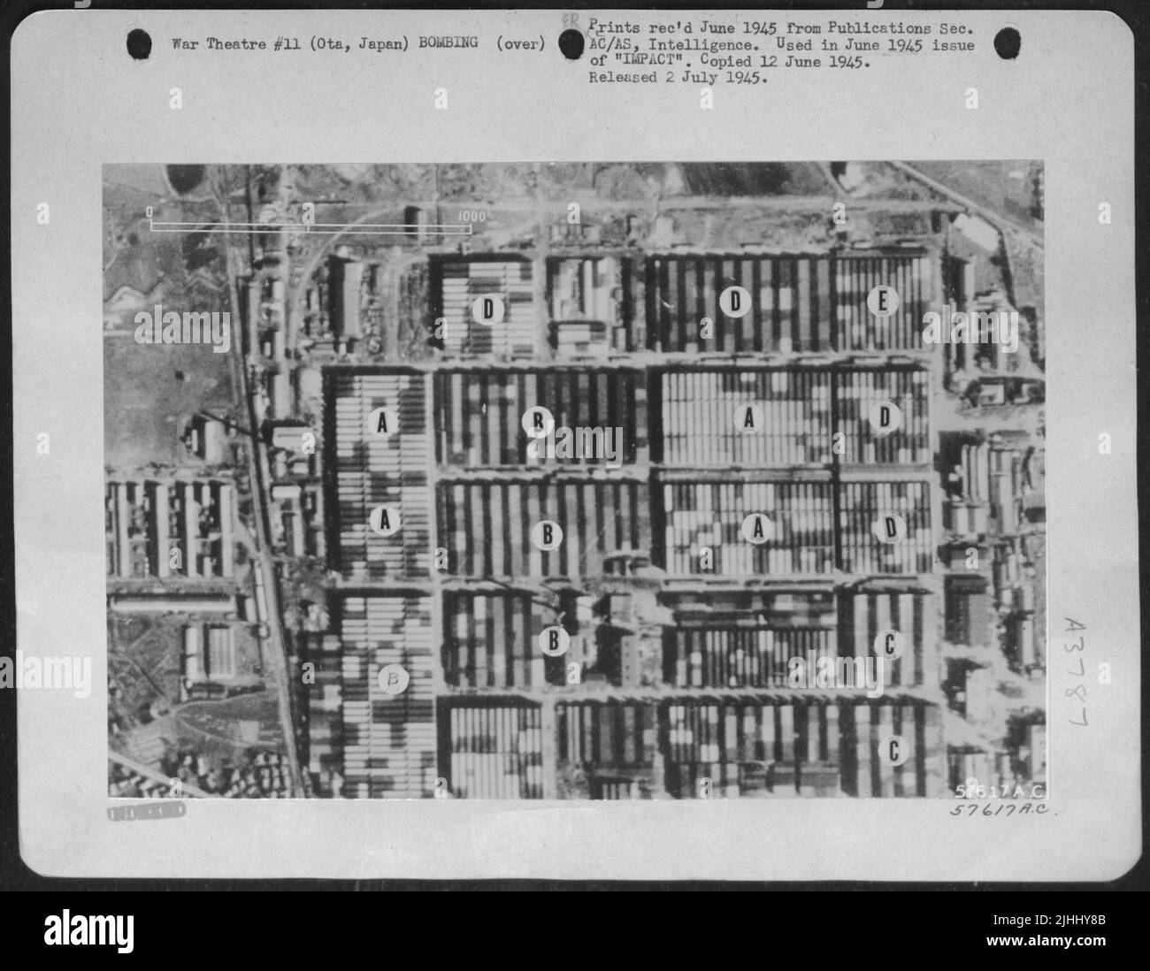 Ota, Japan - Nakajima Aircraft Plant Before Attack Produced 15 To 20 ...
