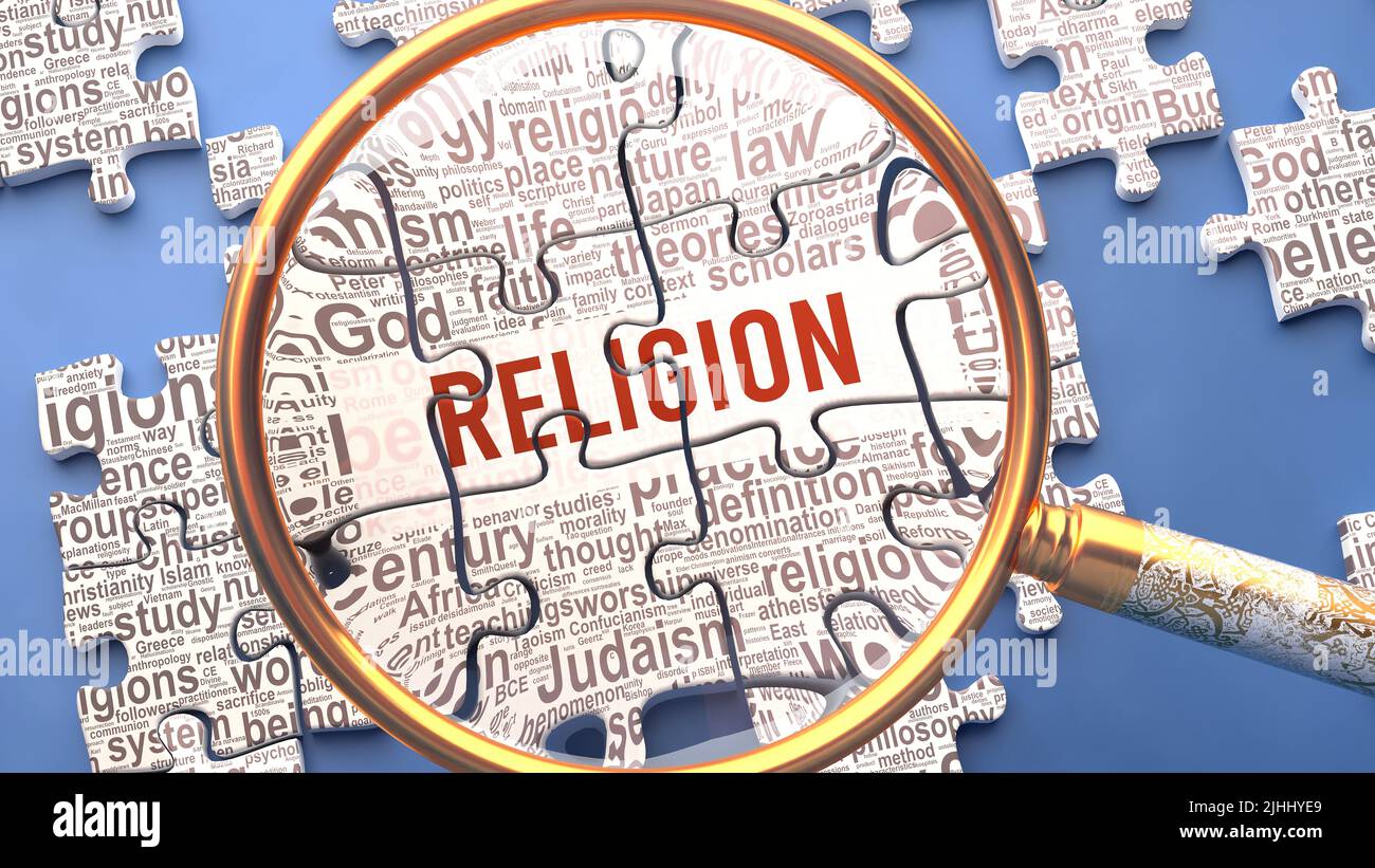 Religion as a complex and multipart topic under close inspection ...