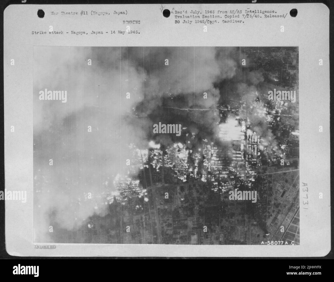Strike Attack - Nagoya, Japan - 14 May 1945 Stock Photo - Alamy