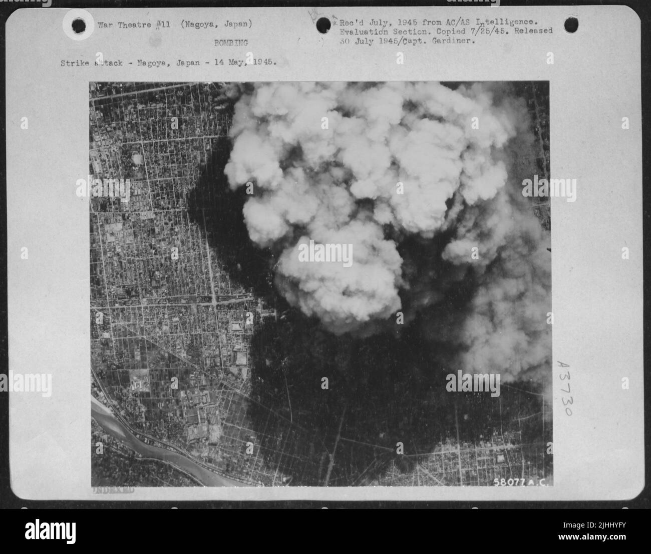 Strike Attack - Nagoya, Japan - 14 May 1945 Stock Photo - Alamy