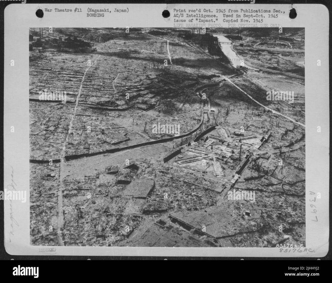 Atom Bomb Damage On Nagasaki, Japan Stock Photo - Alamy