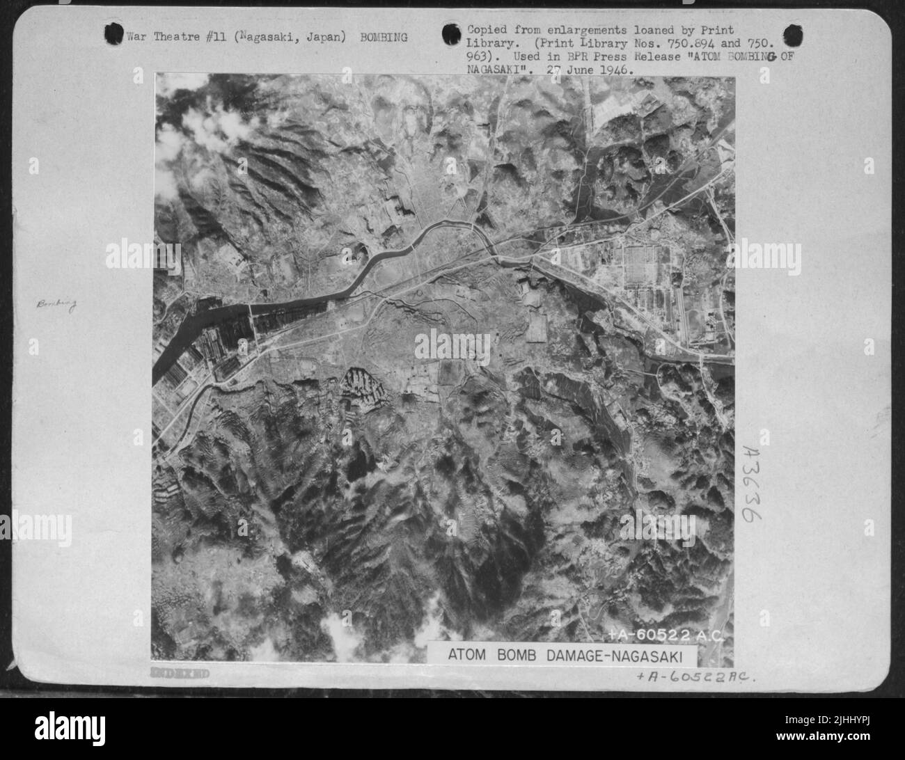 Atom Bombing Of Nagasaki - Atom Bomb Damage In Nagasaki, Japan Stock ...
