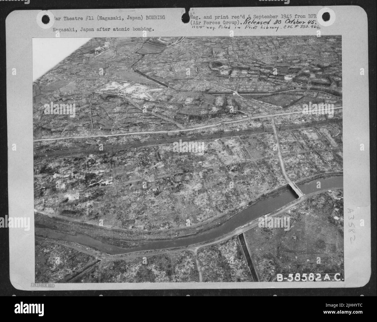 Nagasaki, Japan After Atomic Bombing Stock Photo - Alamy