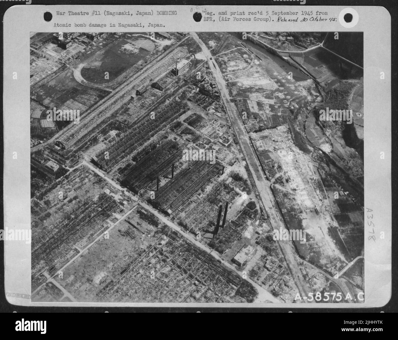 Atomic Bomb Damage In Nagasaki, Japan Stock Photo - Alamy