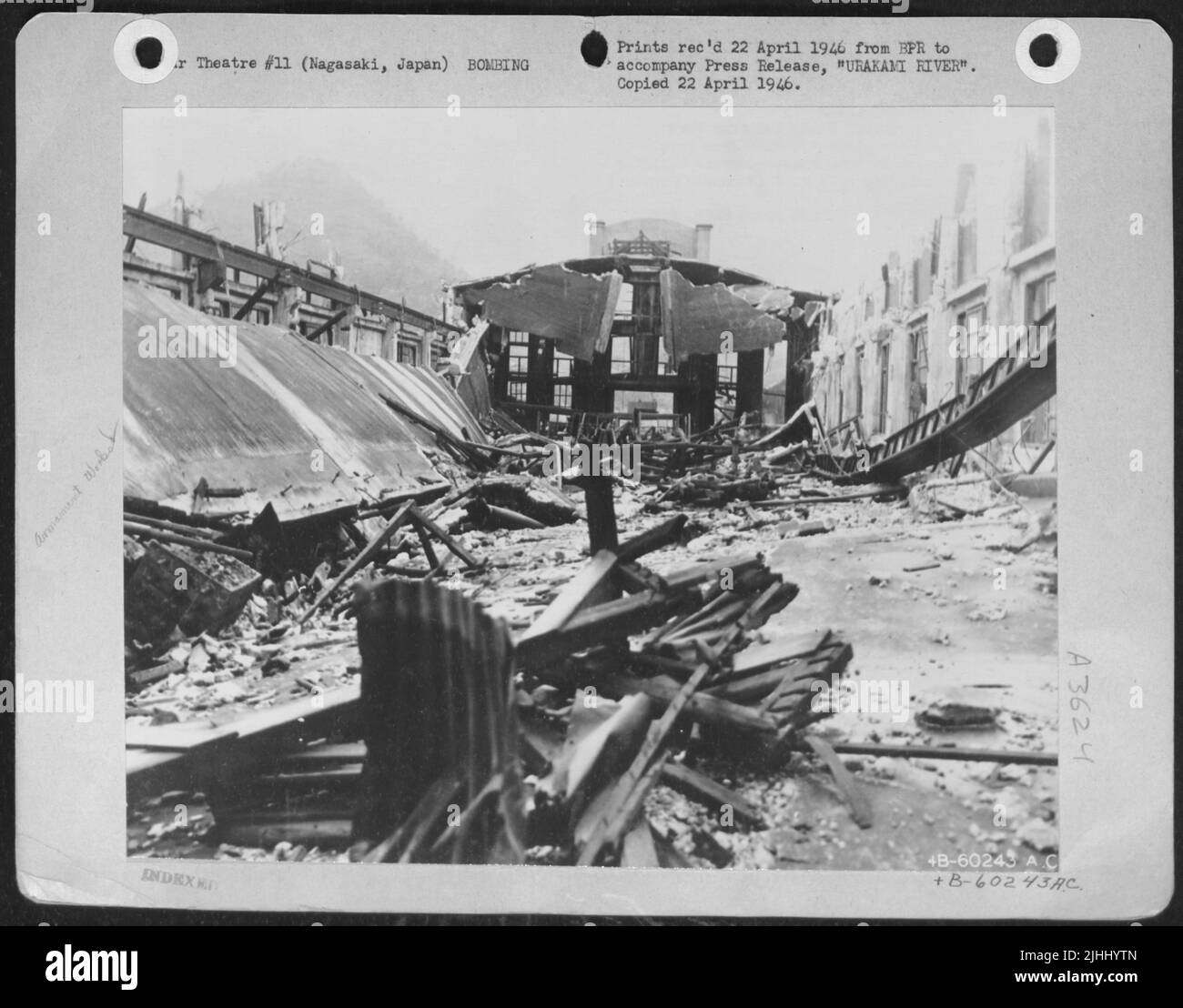Urakami River. Mitsubishi Steel And Arms Work Foundry Buildings About 3 ...