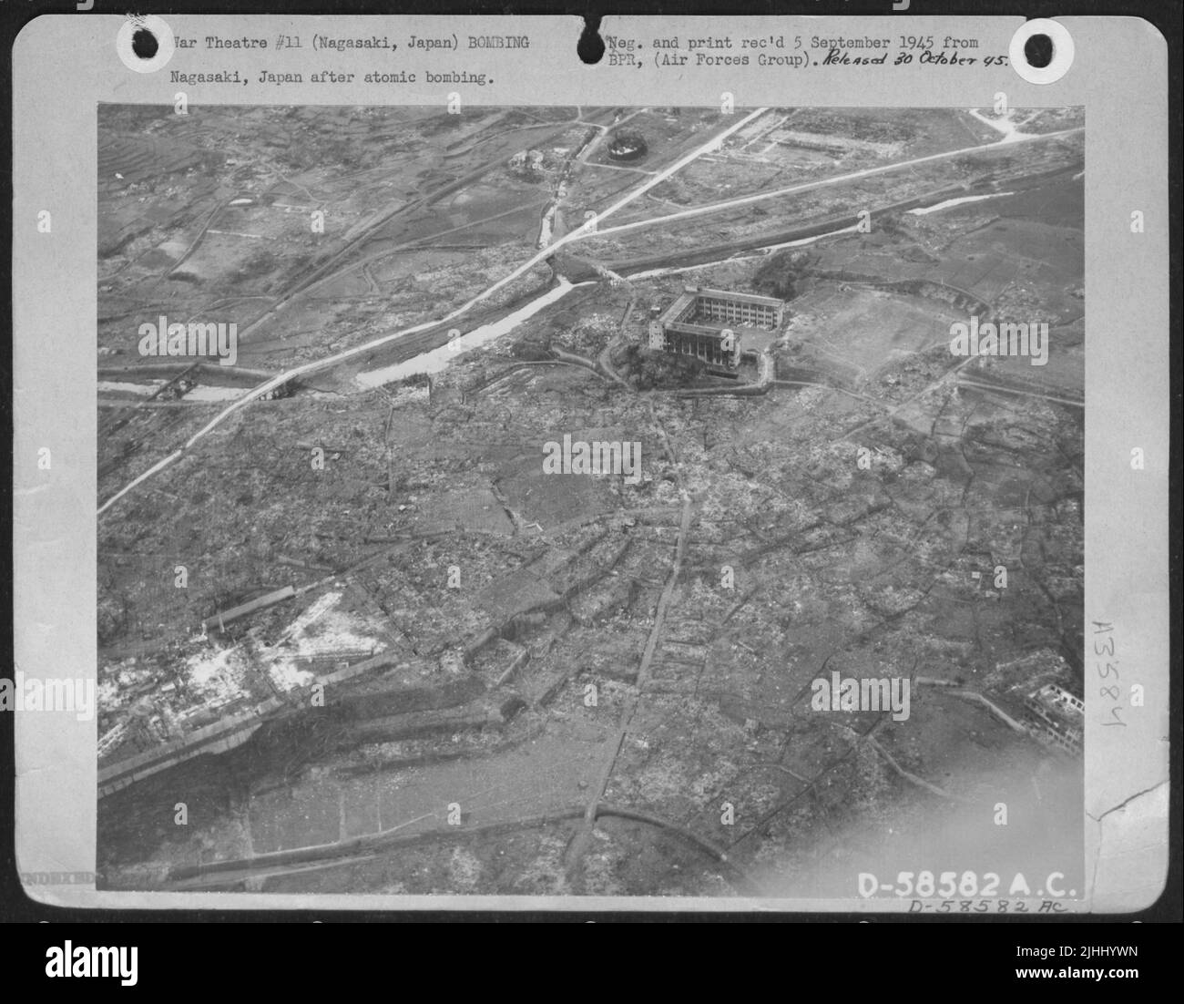 Nagasaki, Japan After Atomic Bombing Stock Photo - Alamy