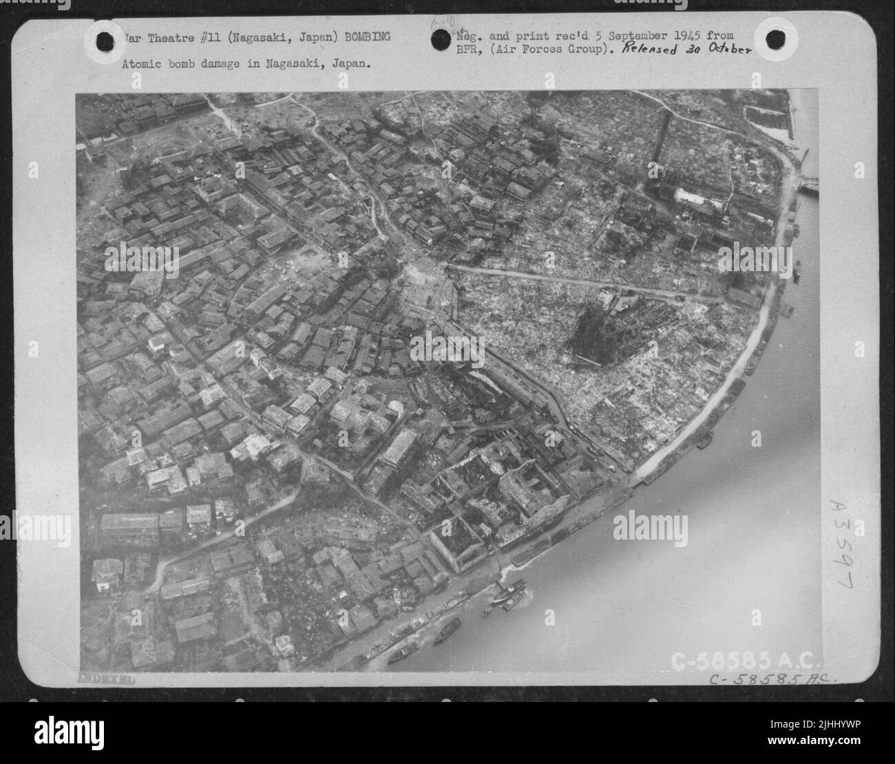 Atomic Bomb Damage In Nagasaki, Japan Stock Photo - Alamy